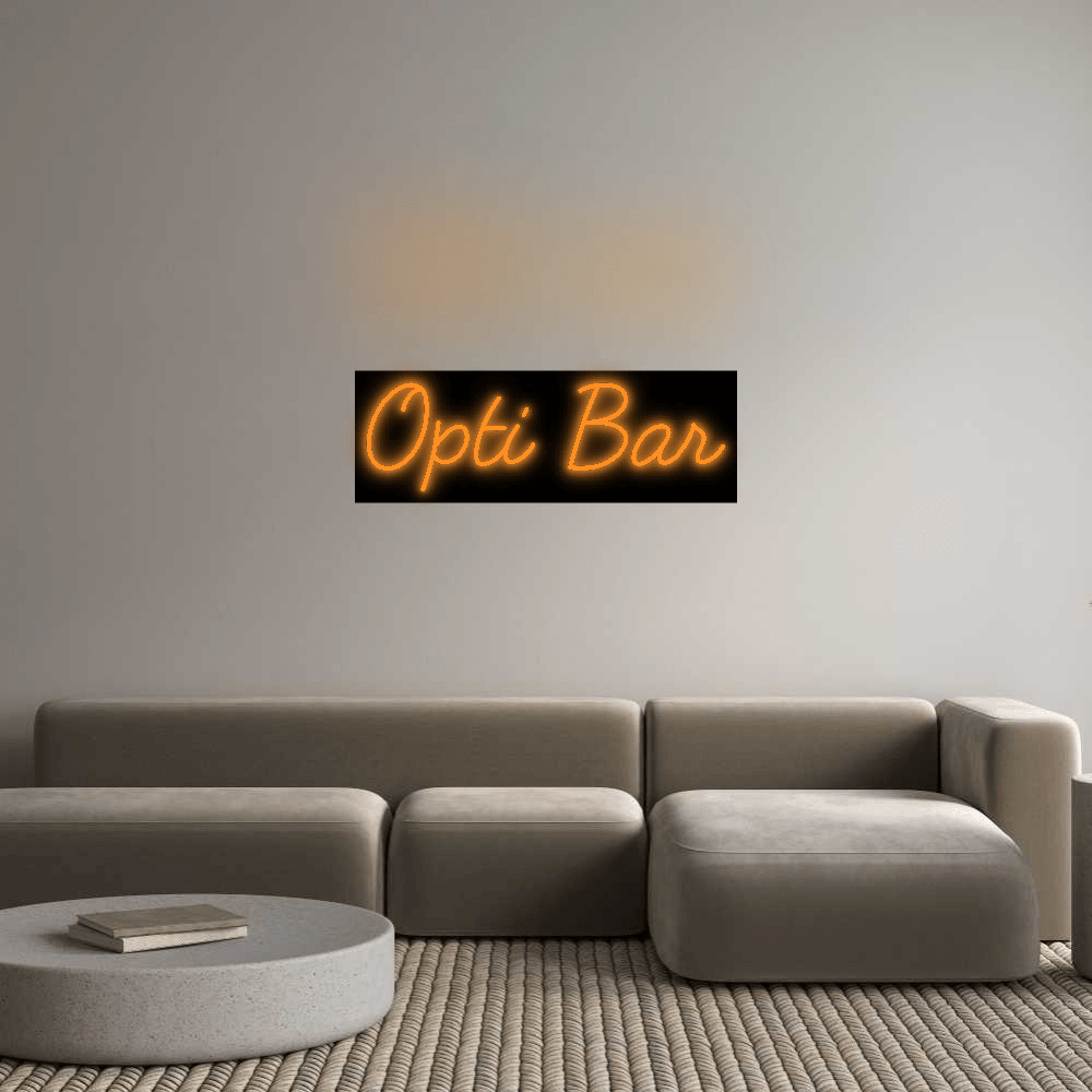 Özel Tasarım : Opti Bar - Neonbir